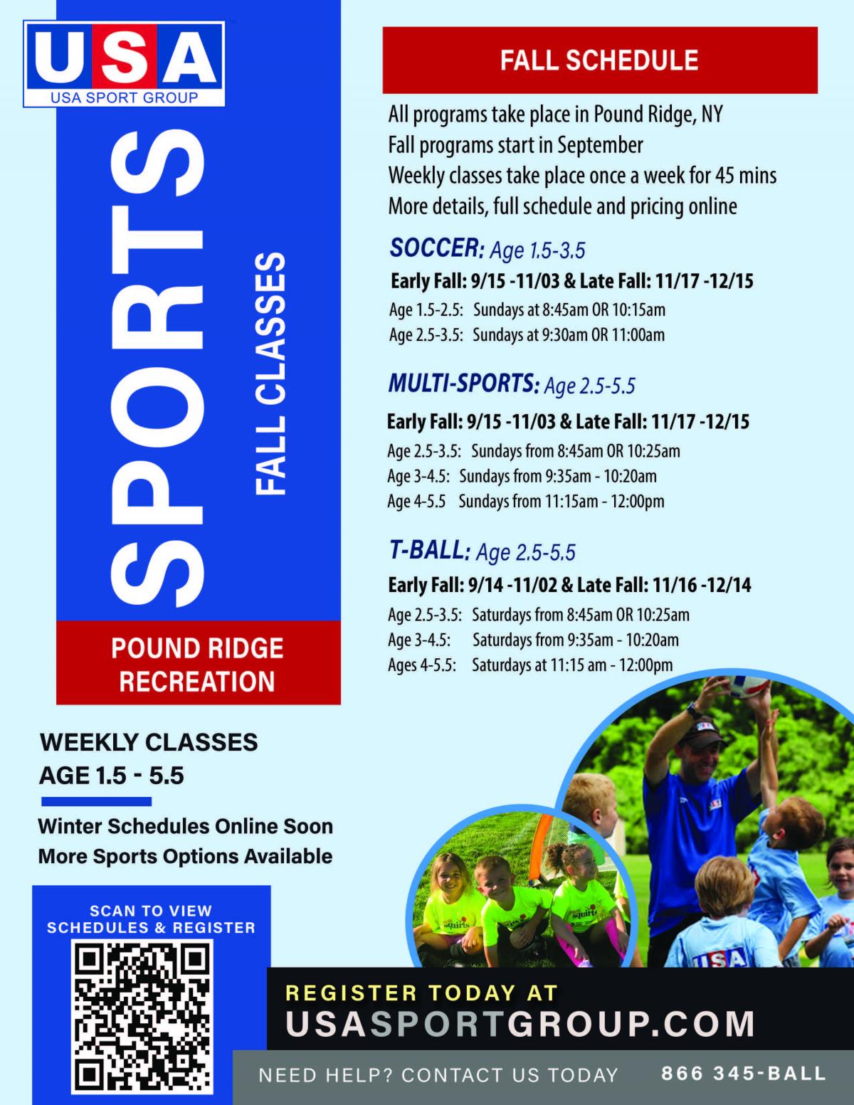 Pre School-Sports with USA Sport Group | Town of Pound Ridge New York ...
