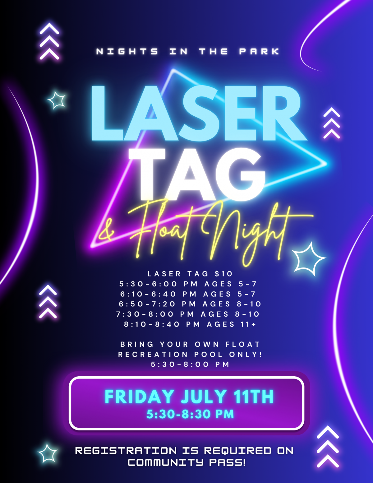 Laser Tag & Float Night - Nights in the Park | Town of Pound Ridge New ...