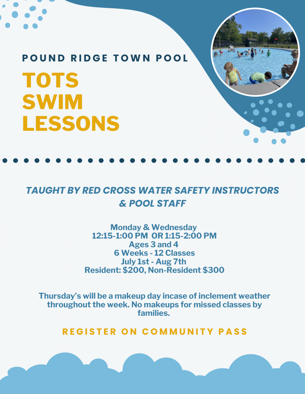 Swim Lessons | Town of Pound Ridge New York Official Website